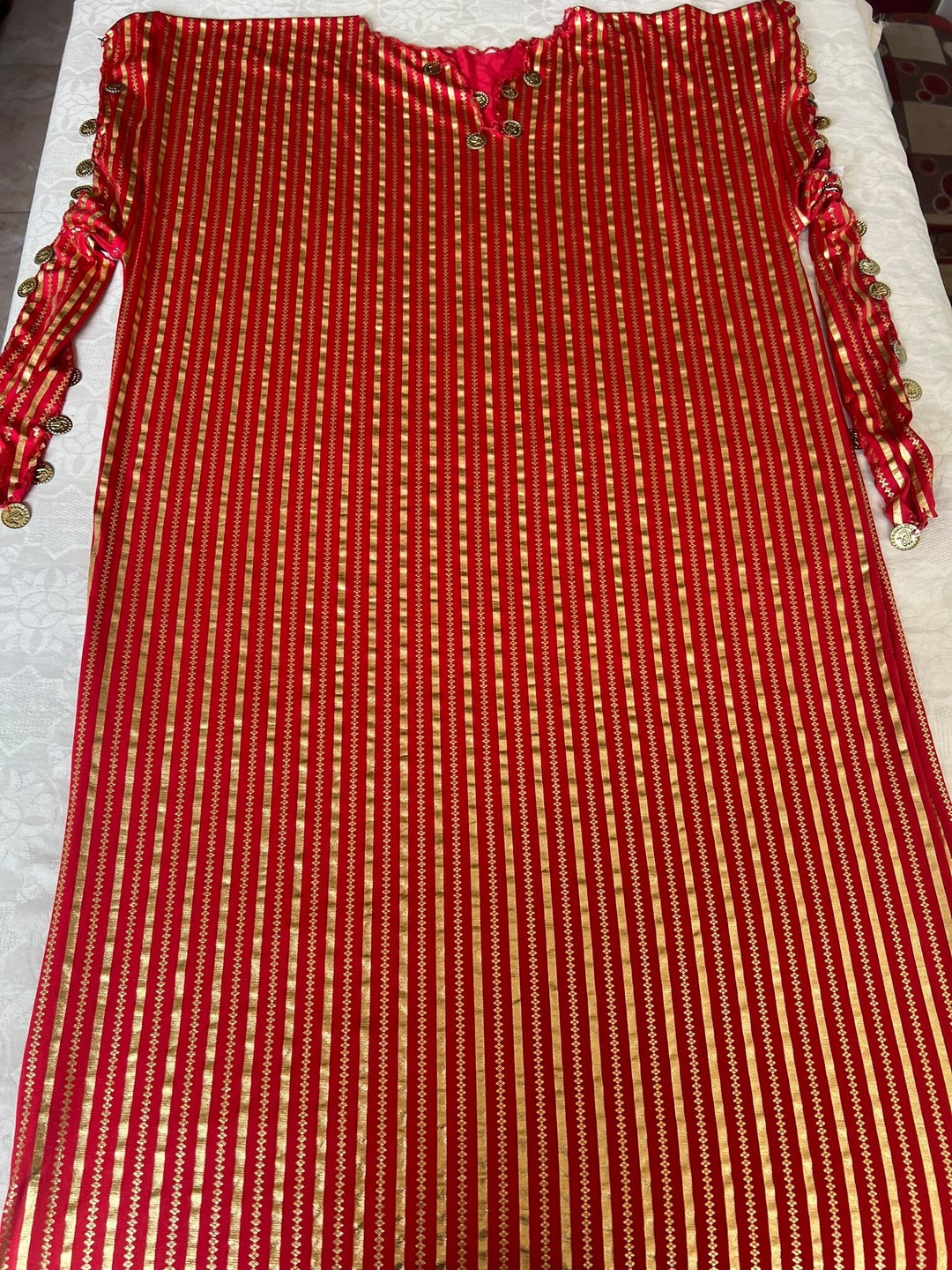 Egyptian XL XXL Belly Dance Dress Saidi Costume, Baladi Galabia ...