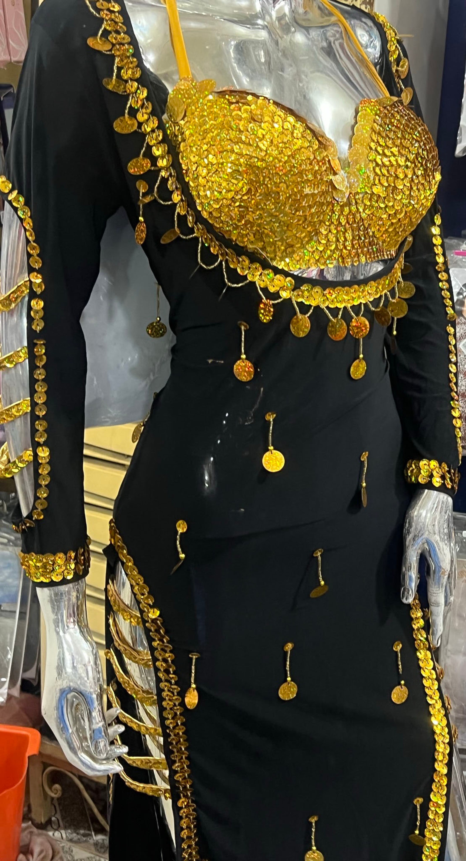 Egyptian Belly Dance Costume Saidi Dress Baladi Galabeya - Etsy