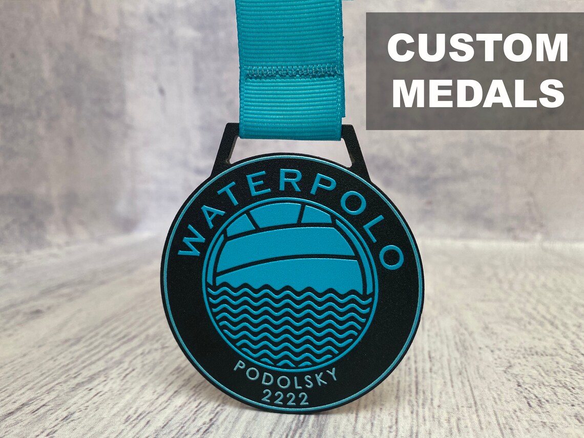 Custom Made Sports Medals From 1 Piece, Free Design, Personalized ...