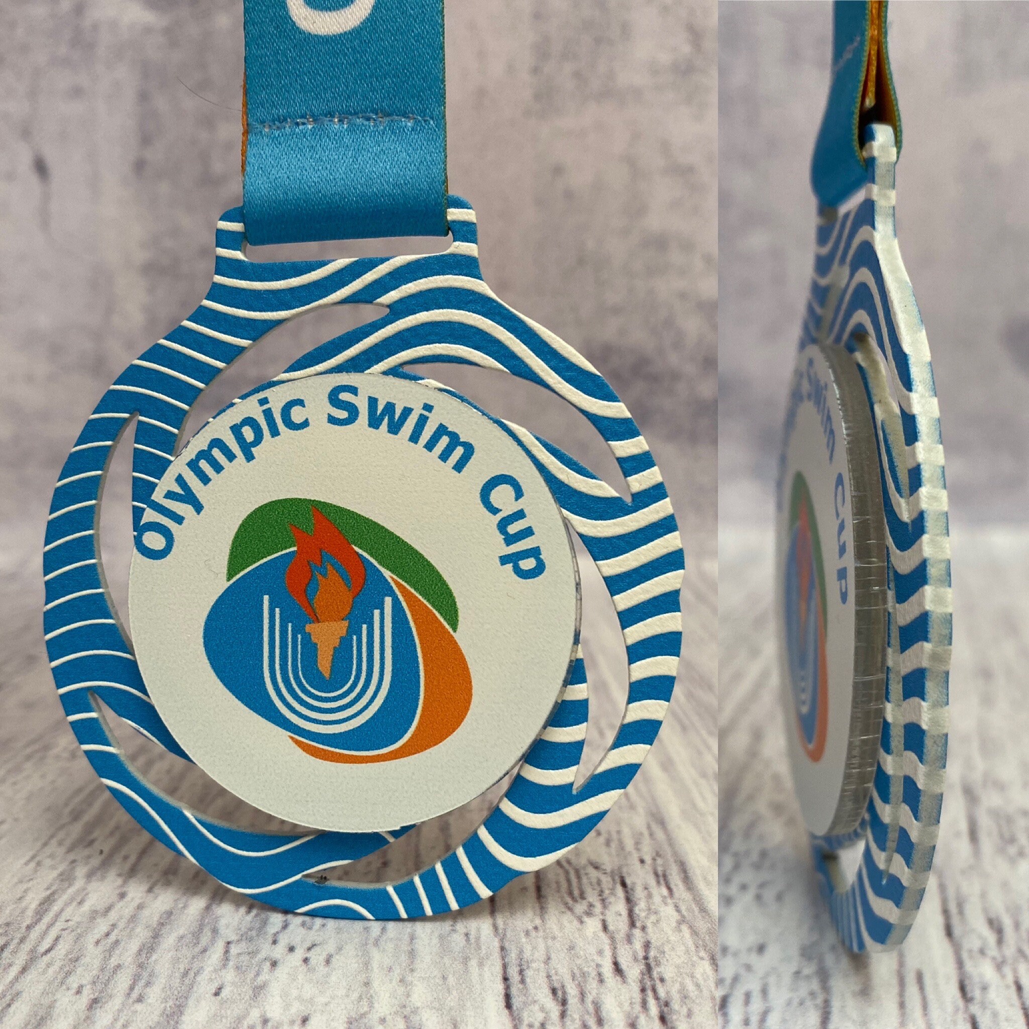 Medal Two-layer Volumetric of Metal and Plastic, Personalized Sports ...