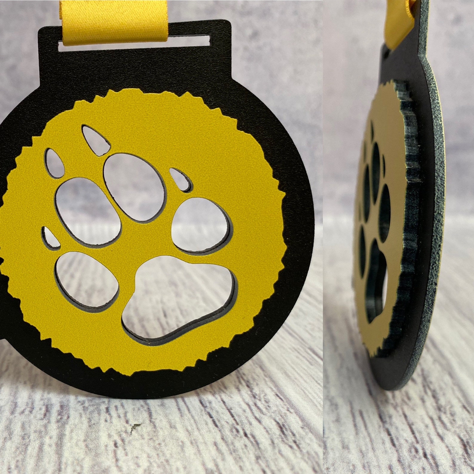 Medal Two-layer Volumetric of Metal and Plastic, Personalized Sports ...