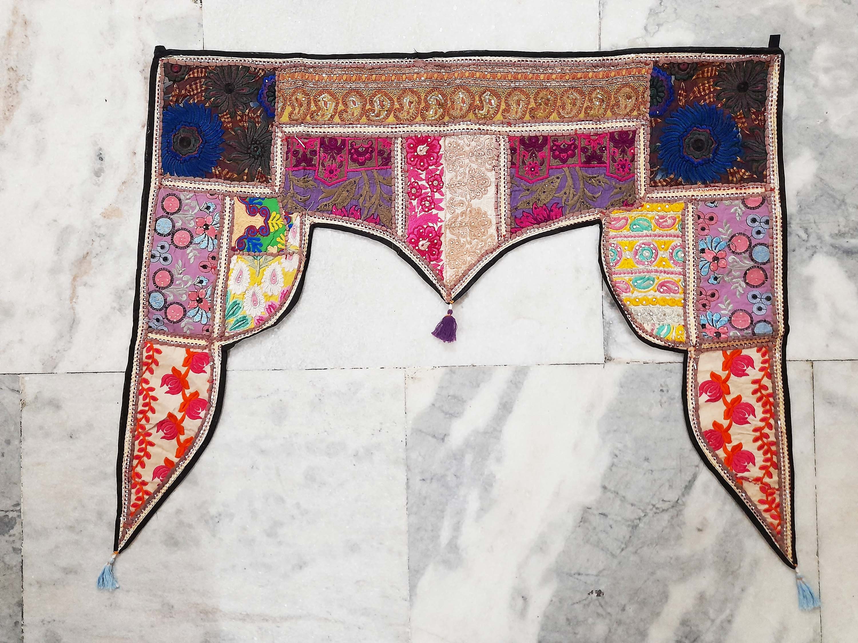 Multicolor window toran Large door toran hippie home decor | Etsy