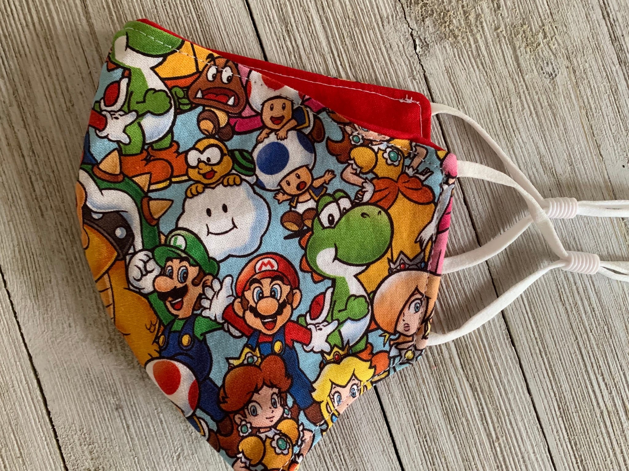 Super Mario Face Mask. Gaming Face Mask. Adult / Big Kid - Etsy