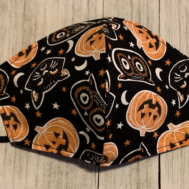 Halloween Face Mask - Etsy