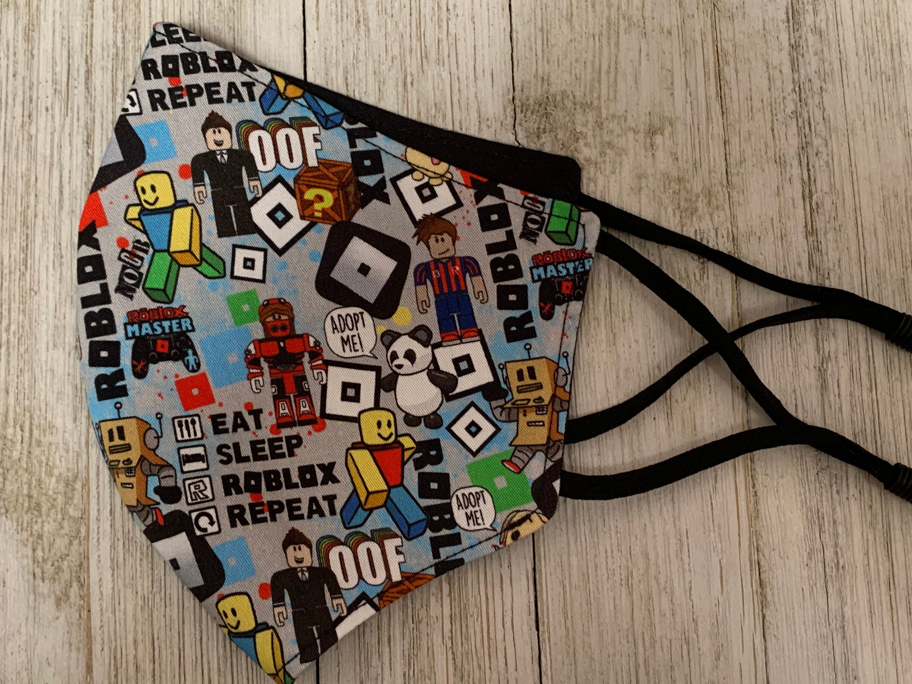 Roblox Face Mask. Gaming Face Mask. Adult / Big Kid Adjustable - Etsy