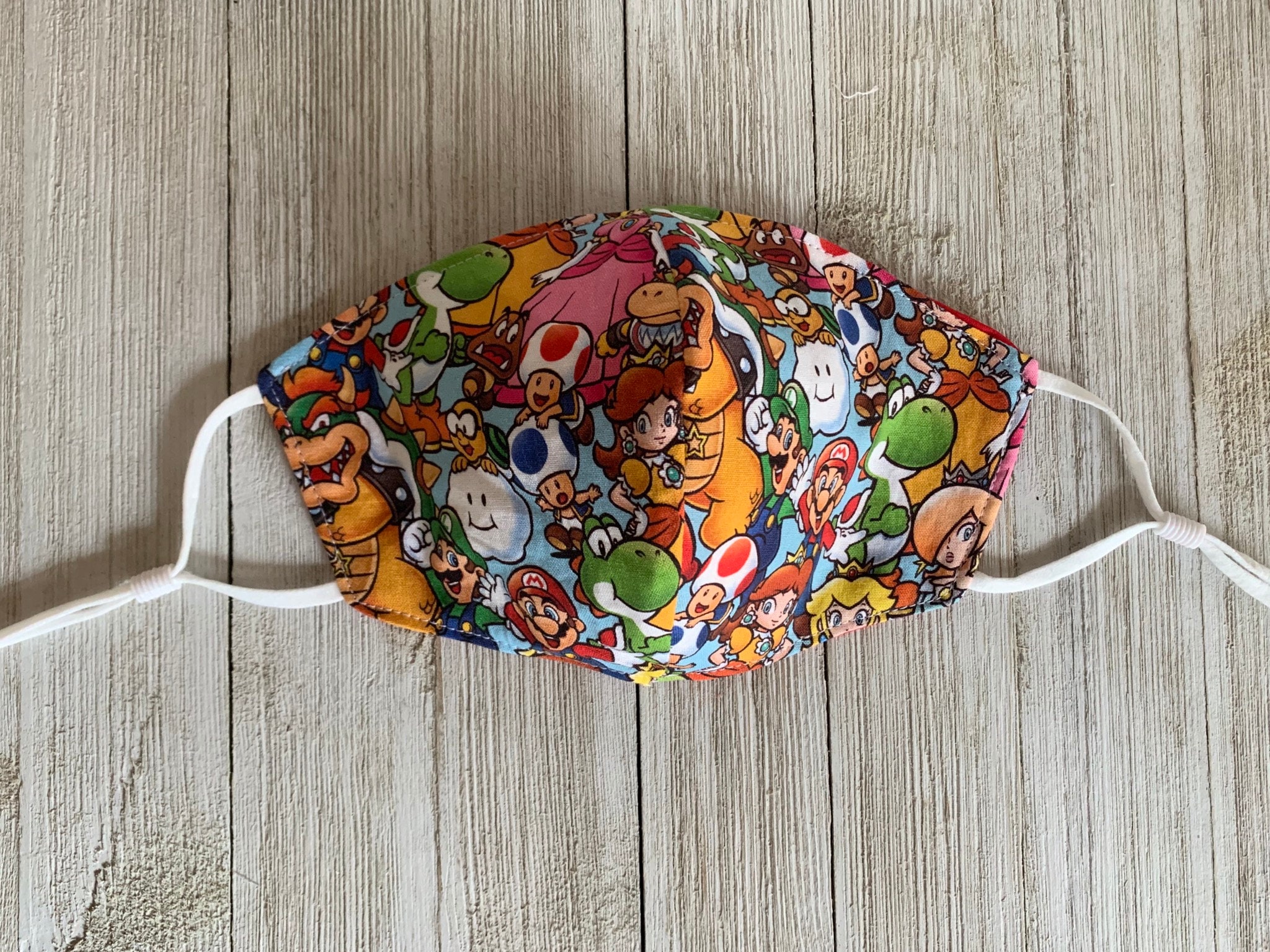 Super Mario Face Mask. Gaming Face Mask. Adult / Big Kid - Etsy