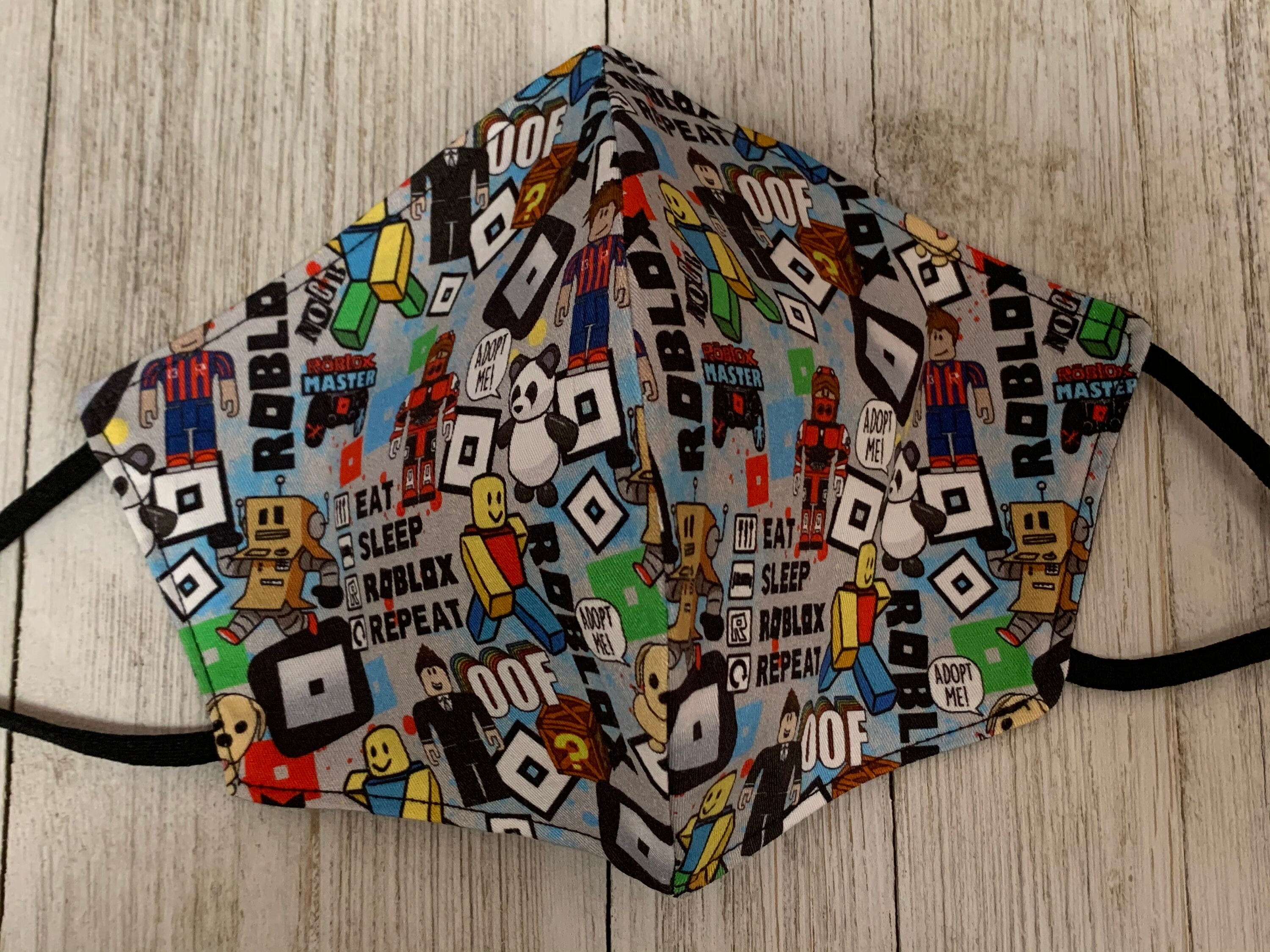 Roblox Face Mask. Gaming Face Mask. Adult / Big Kid Adjustable | Etsy