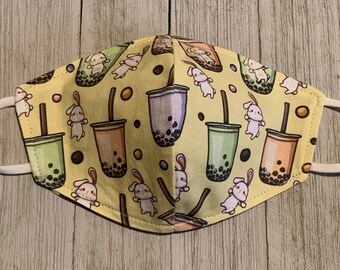 Boba Tea Mask - Etsy