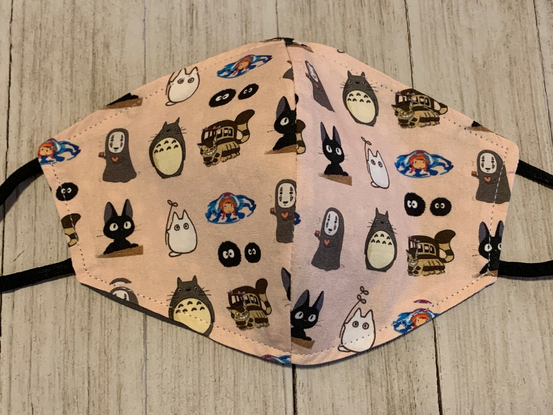 Japanese Anime Face Masks - Studio Ghibli Inspired - Little Kid Sized ...