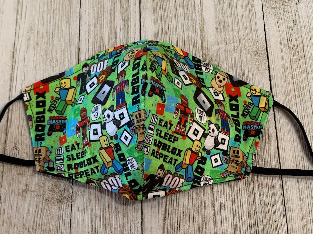 Roblox Face Mask. Gaming Face Mask. Adult / Big Kid Adjustable ...