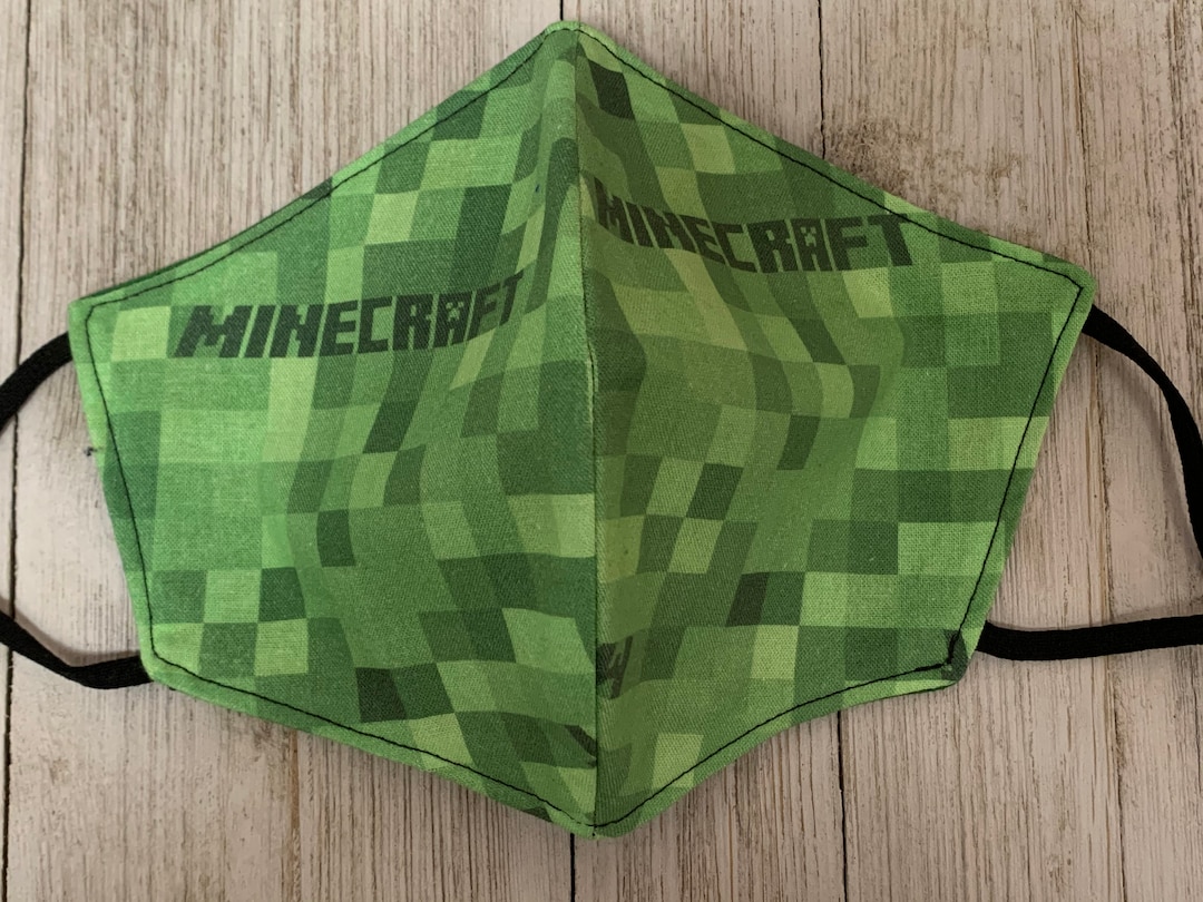 Minecraft Face Mask. Gaming Face Mask. Adult / Big Kid Adjustable ...