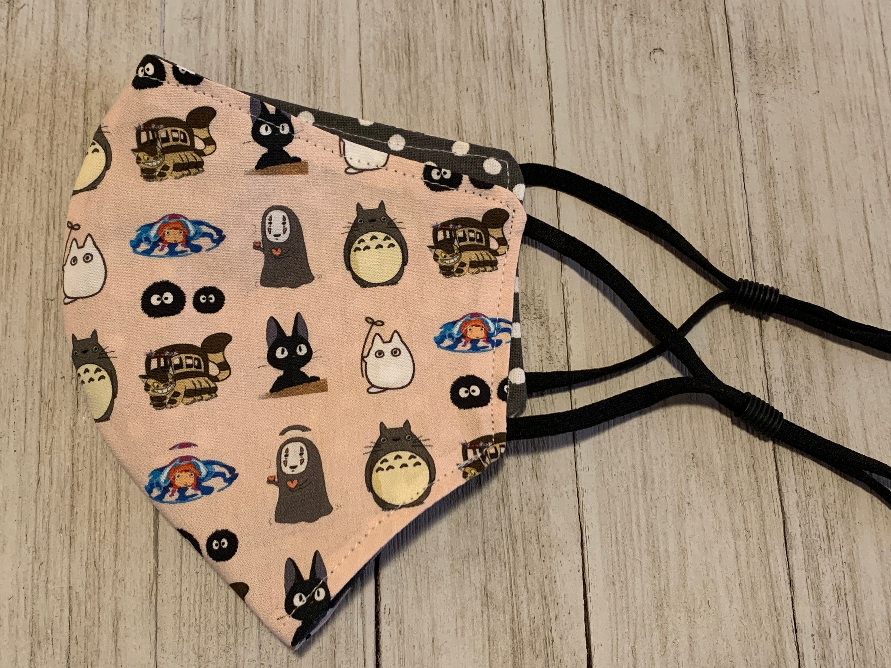 Japanese Anime Face Masks Studio Ghibli Inspired - Etsy