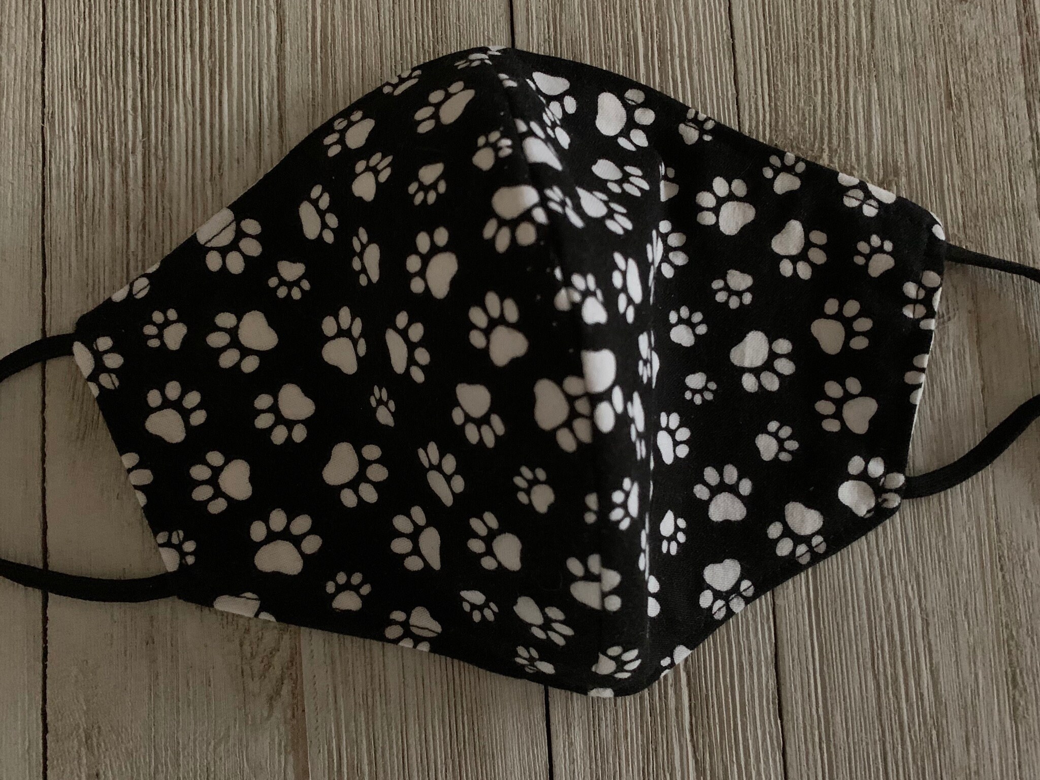 Paw Print Face Mask Pets Dog and Cats Adult / Big Kid Size - Etsy