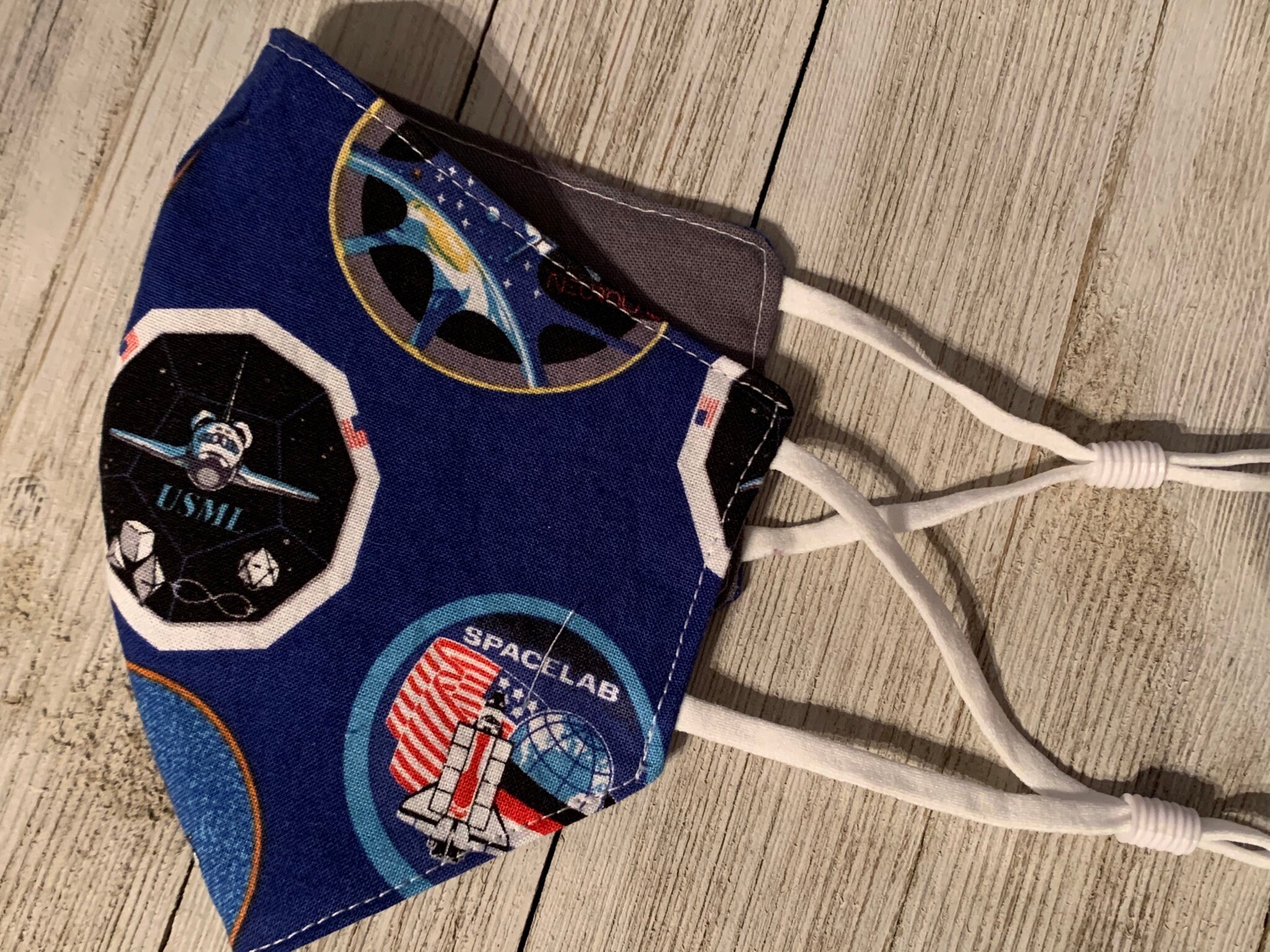NASA Astronaut Face Mask Little Kids Size 100% Cotton - Etsy