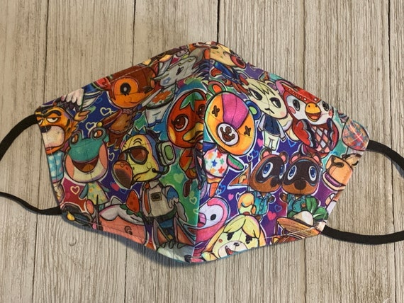 Animal Crossing Face Mask. Gaming Face Mask. Adult / Big Kid - Etsy