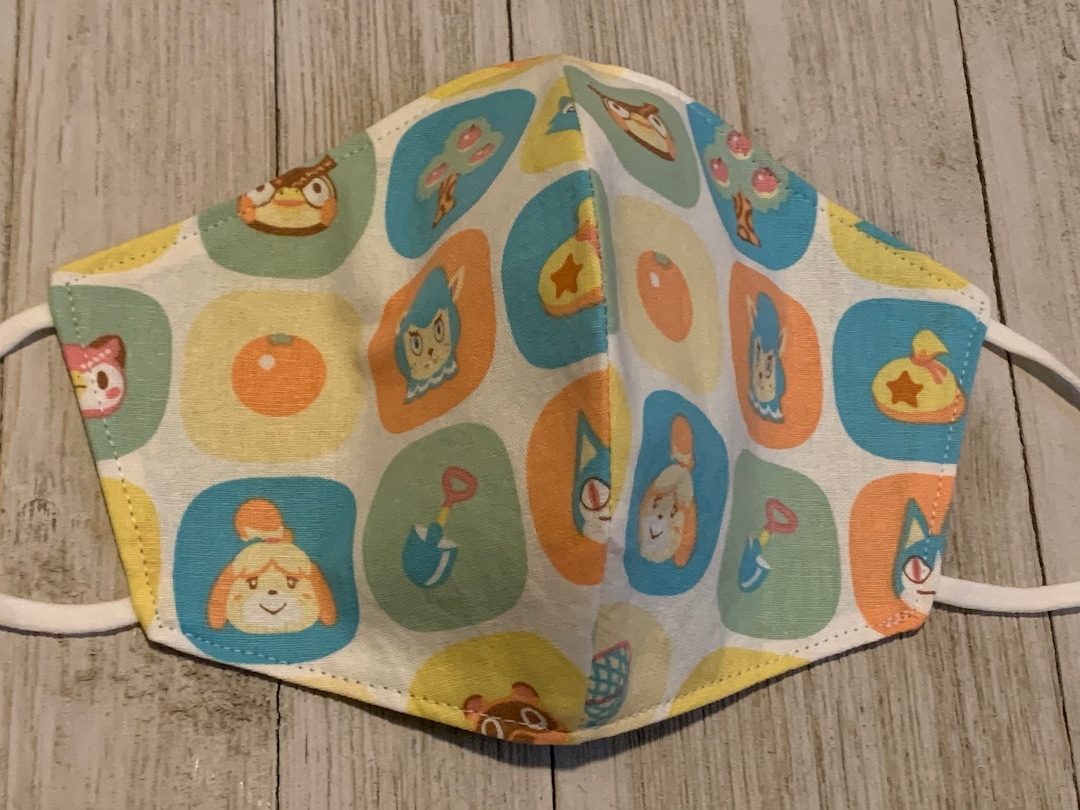 Animal Crossing Face Mask. Gaming Face Mask. Little Kid Sized ...