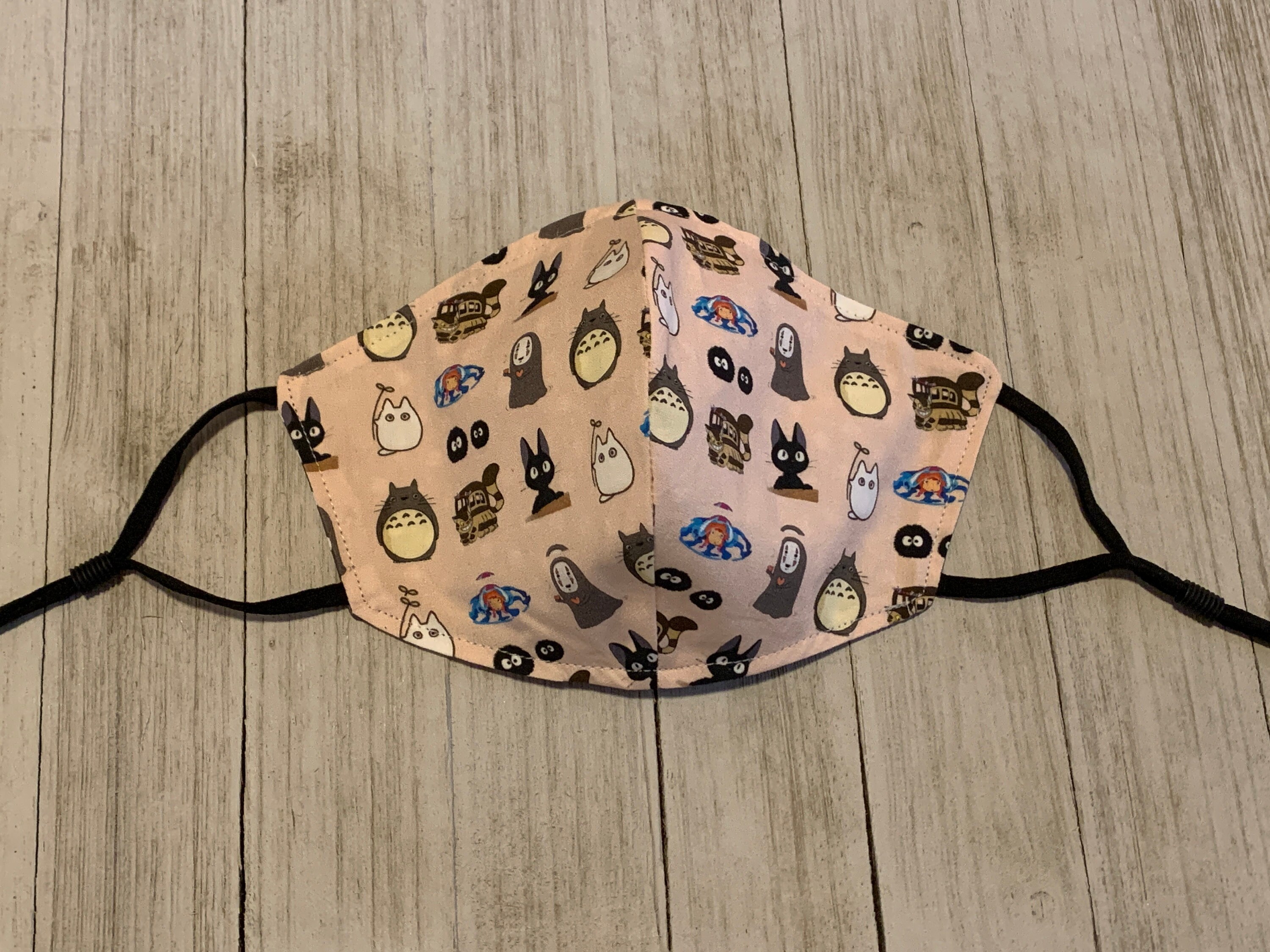 Japanese Anime Face Masks Studio Ghibli Inspired - Etsy