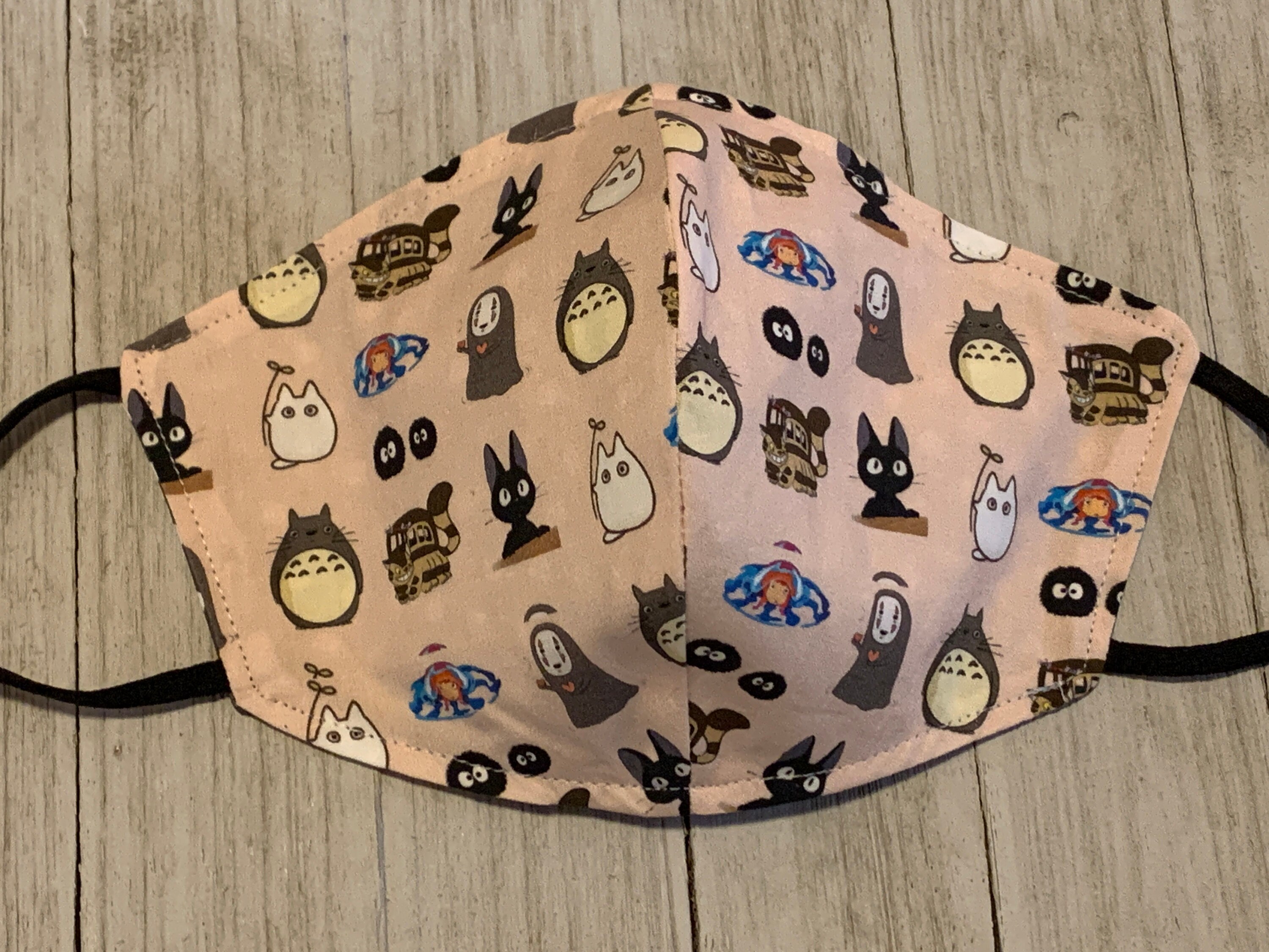 Japanese Anime Face Masks Studio Ghibli Inspired - Etsy