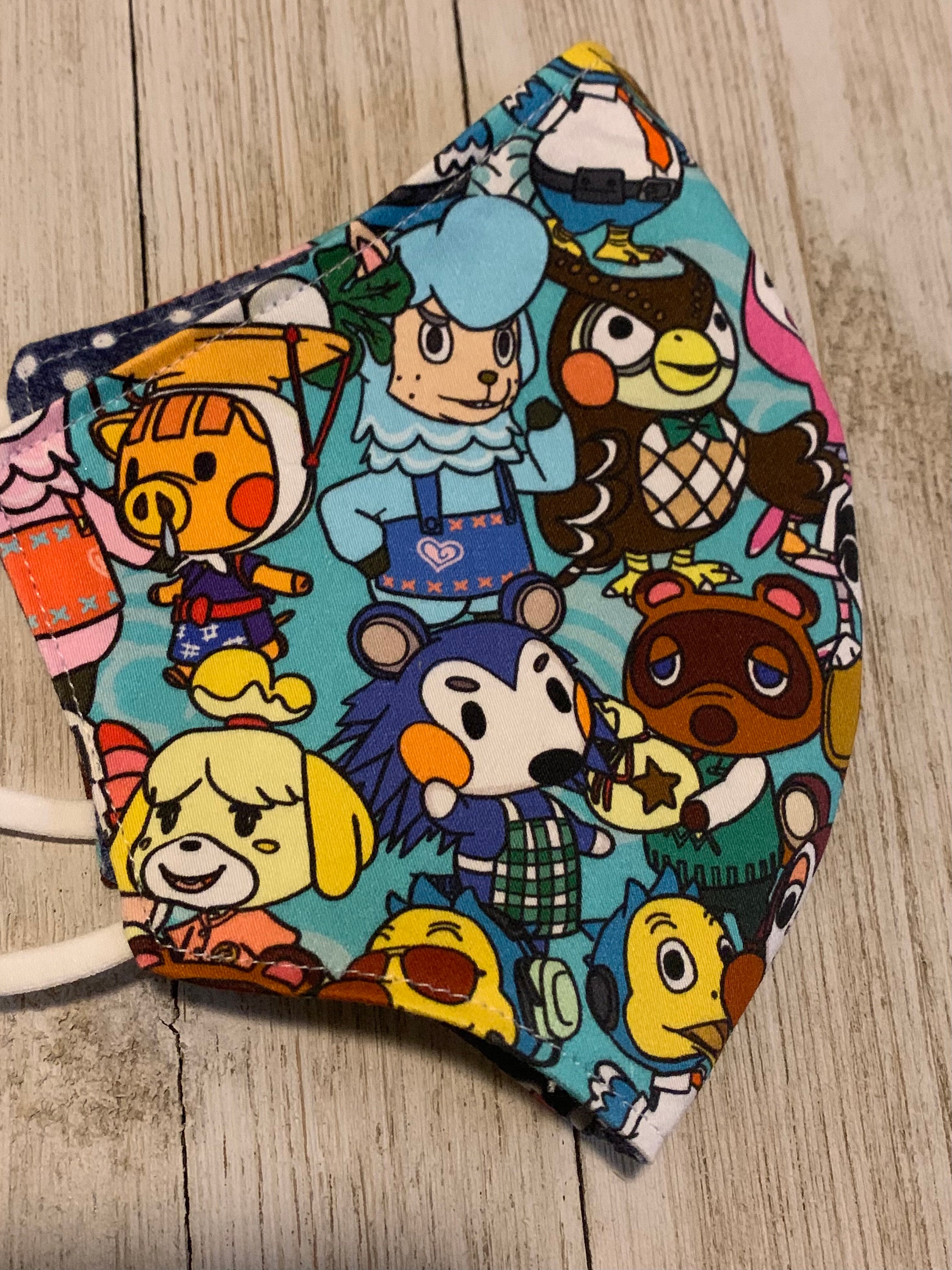 Animal Crossing Face Mask. Gaming Face Mask. Adult / Big Kid | Etsy