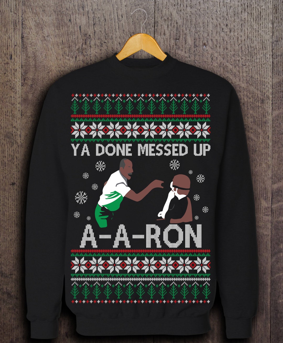 Ya Done Messed up A-a-ron Ugly Christmas Sweater - Etsy Canada