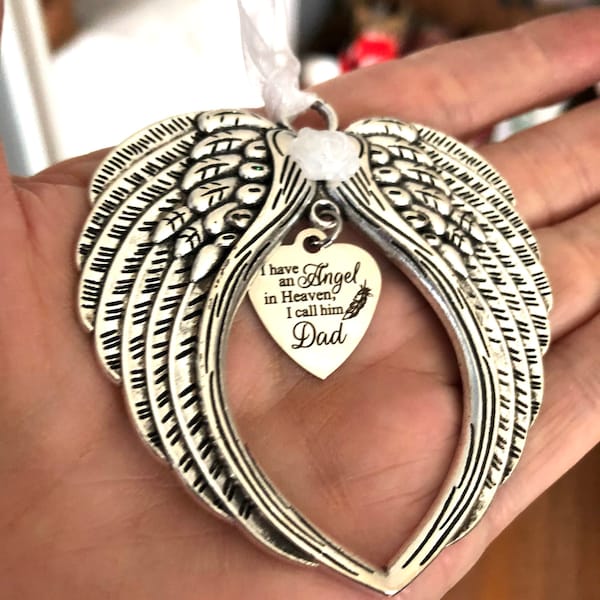 I Have an Angel in Heaven I Call Him Dad - Etsy