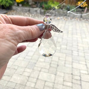 Crystal Angel, Rear View Mirror Angel, Suncatcher Angel, Sympathy Gift ...