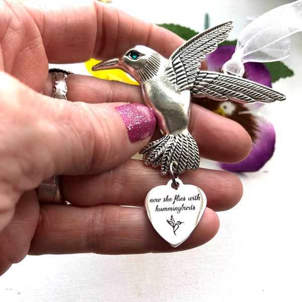Hummingbird Memorial Ornament - Etsy