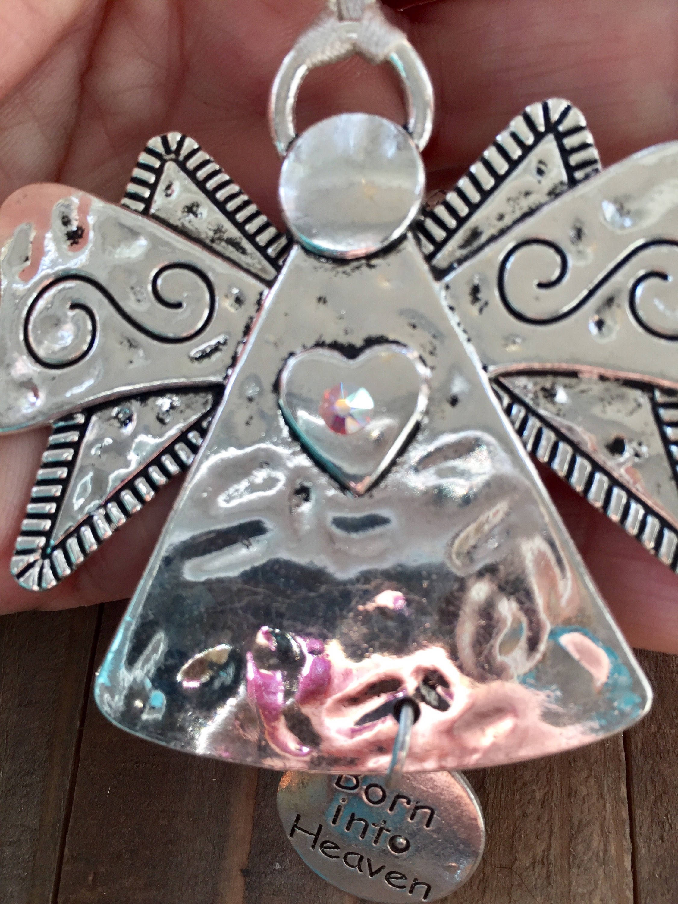 Born Into Heaven Loss of Newborn Angel Wings Angel | Etsy