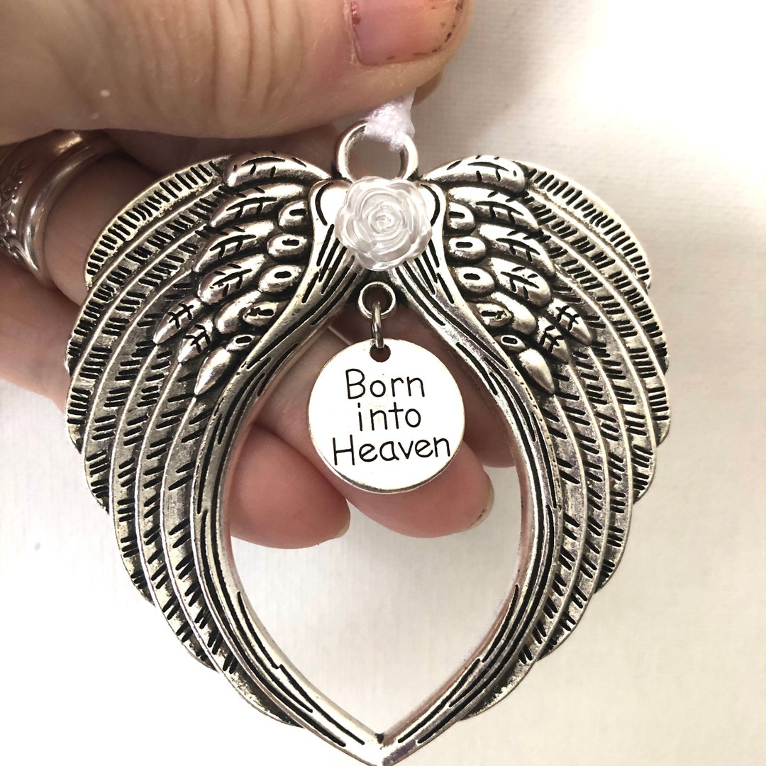 Born Into Heaven, Loss of Newborn, Angel Wings, Angel Ornaments ...