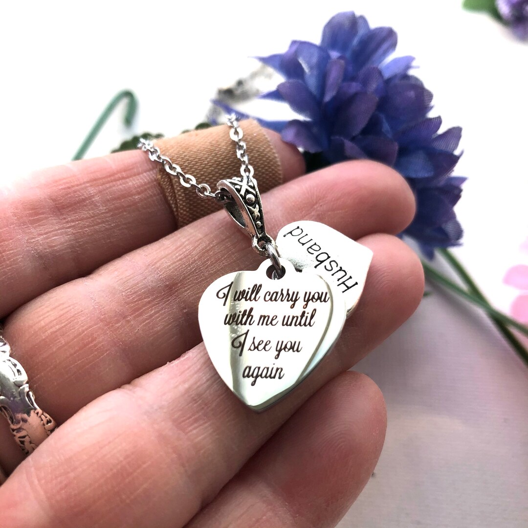 Memorial Necklace: Loss of Loved One Gift, Zinc Alloy Charm - Etsy