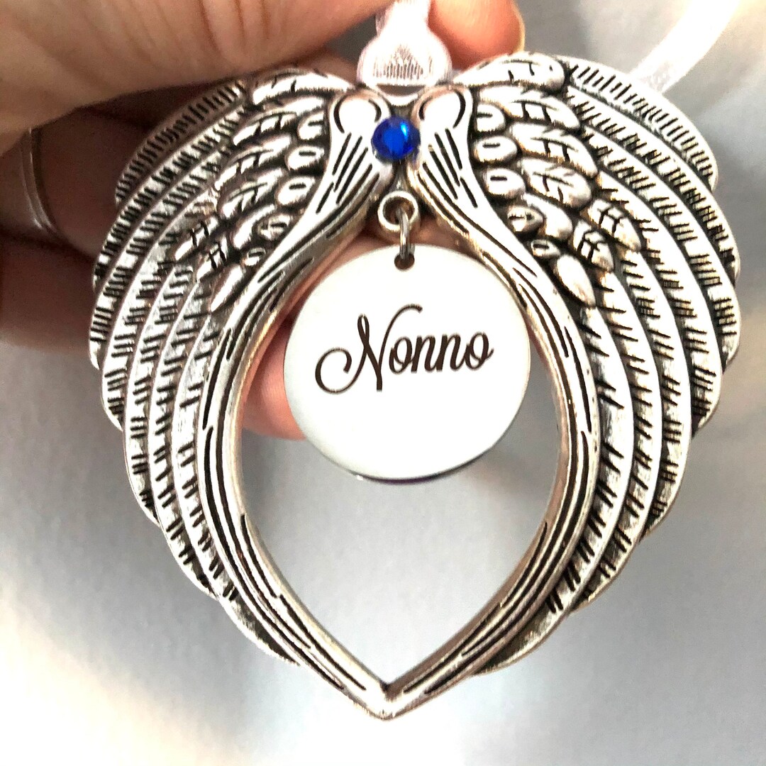 Nonno Angel, Nonno Memorial, Italian Grandpa , New Nonno, Gift for ...