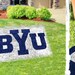 Brigham Young "byu" – Lawn Stencil Including Paint - Etsy