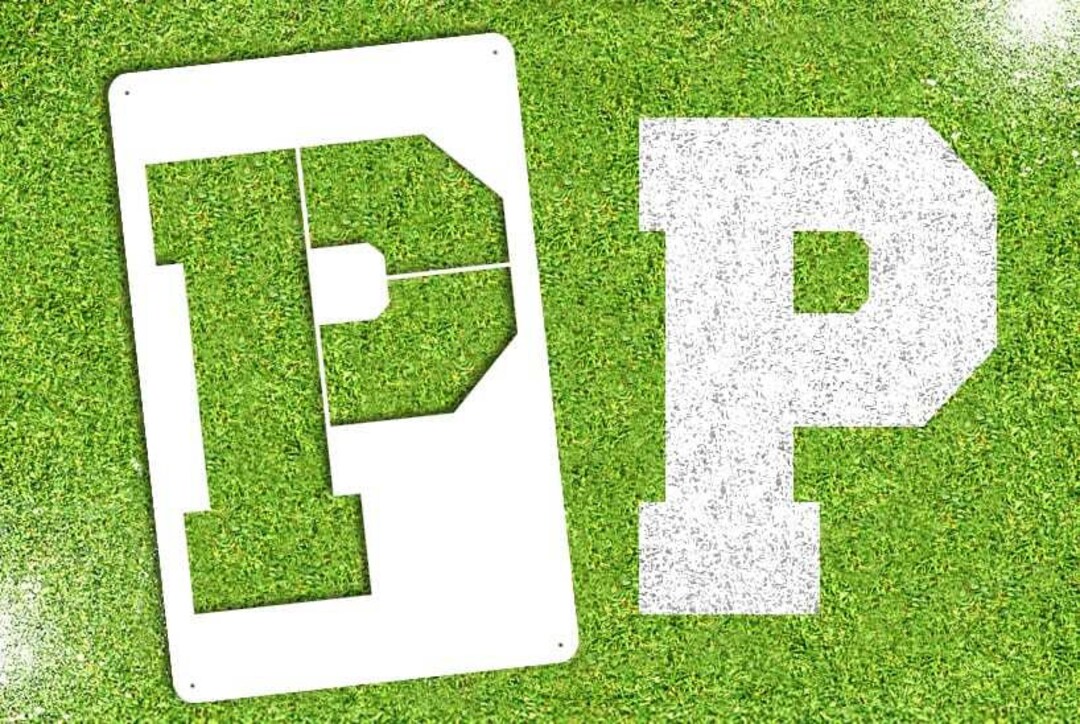 Letter P Stencil - Etsy