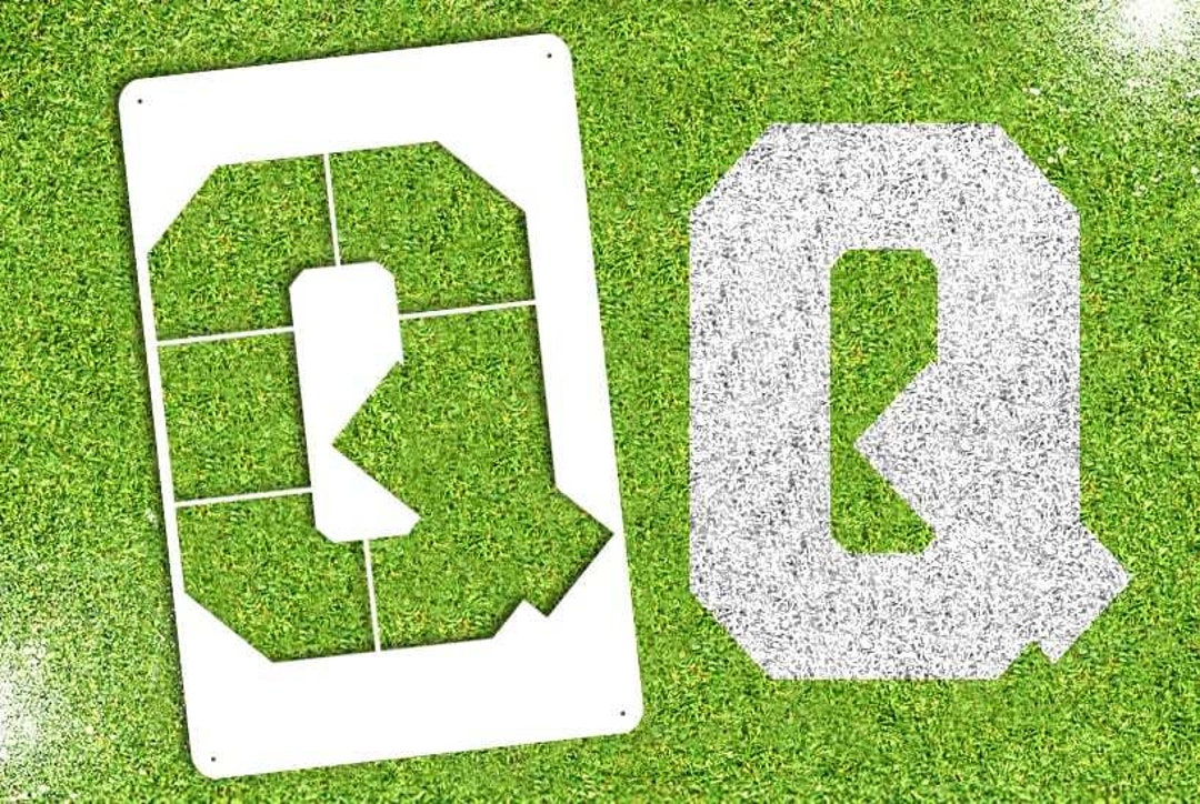 Letter Q Stencil - Etsy