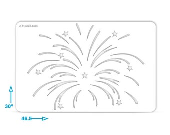 Starry Freedom Independence Stencil Patriotic Stencil, America Art ...
