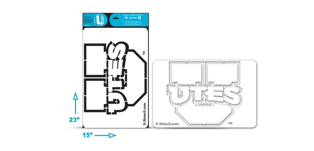 Utah “utes” – Multi-purpose Stencil - Etsy