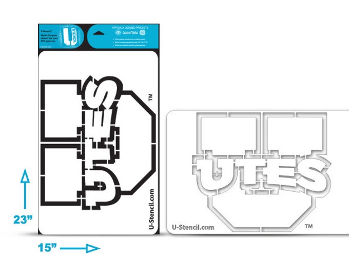 Utah utes Multi-purpose Stencil - Etsy