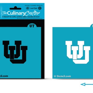 Officially Licensed UNIVERSITY OF Utah UU Culinary Crafter Stencil - Etsy