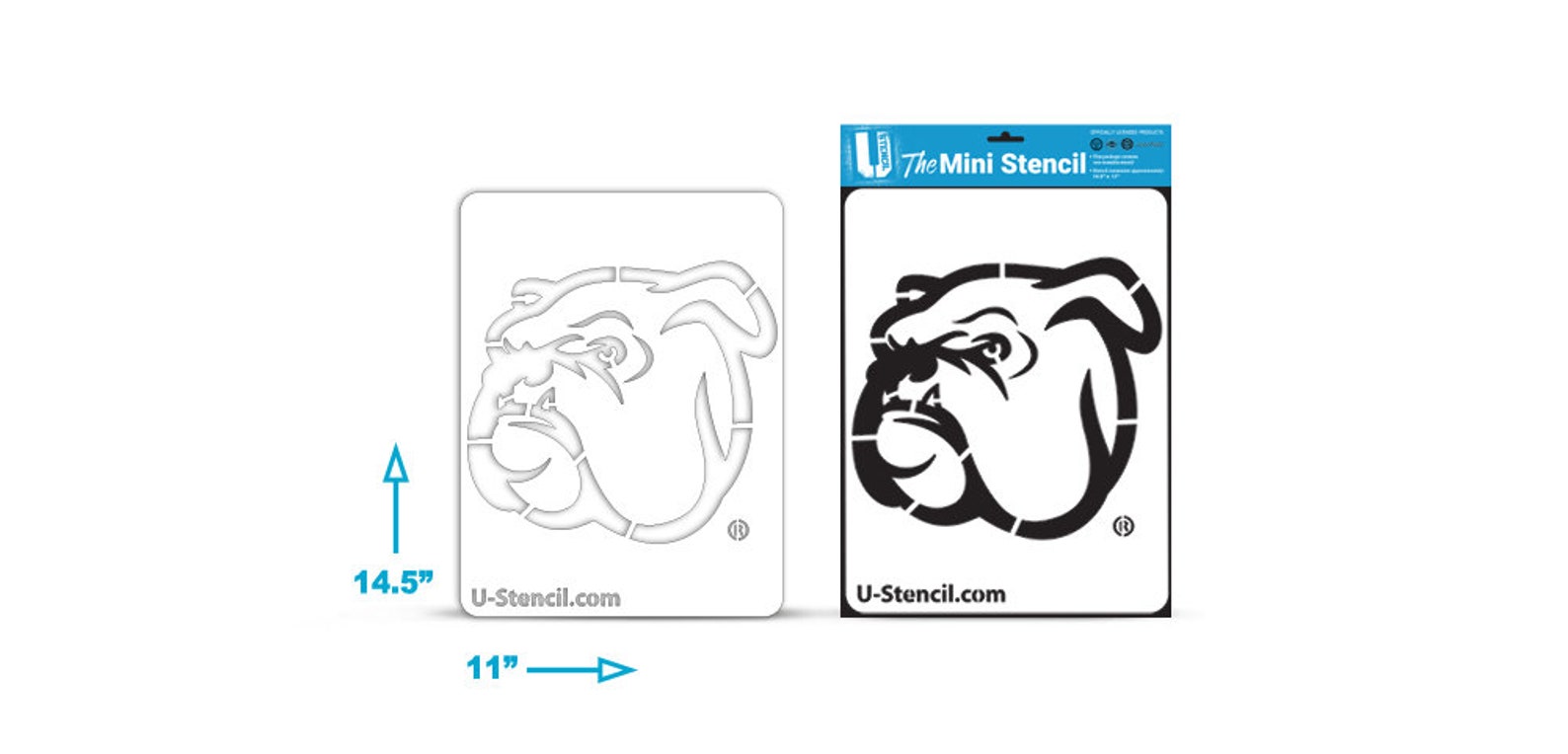 Mississippi State Bully Mini Stencil | Etsy