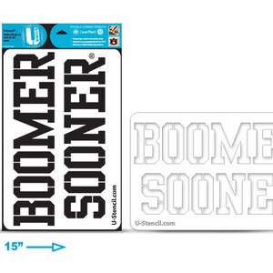 Oklahoma “BOOMER SOONER” – Multi-purpose Stencil OUOOS-501 - Etsy