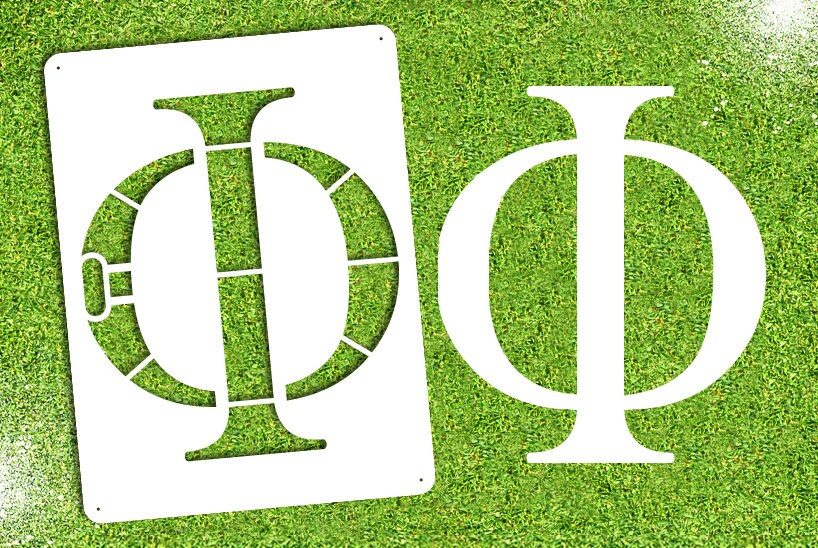 GREEK ALPHABET PHI - Etsy