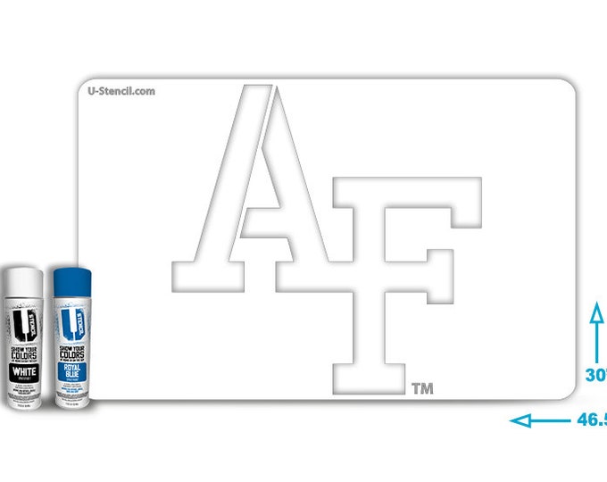 Air Force “AF” Stencil Kit – the Tailgater - Etsy