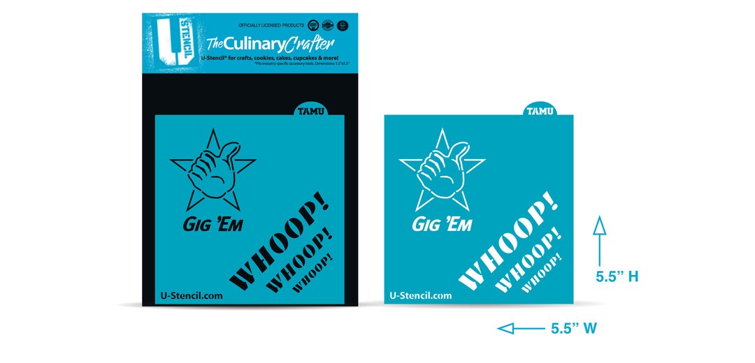 Officially Licensed TEXAS A&M Gig Em Whoop Repeat Culinary Crafter ...