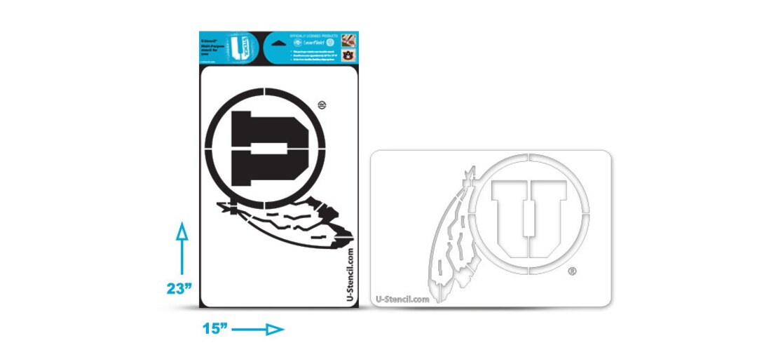 Utah “U” – Multi-purpose Stencil - Etsy
