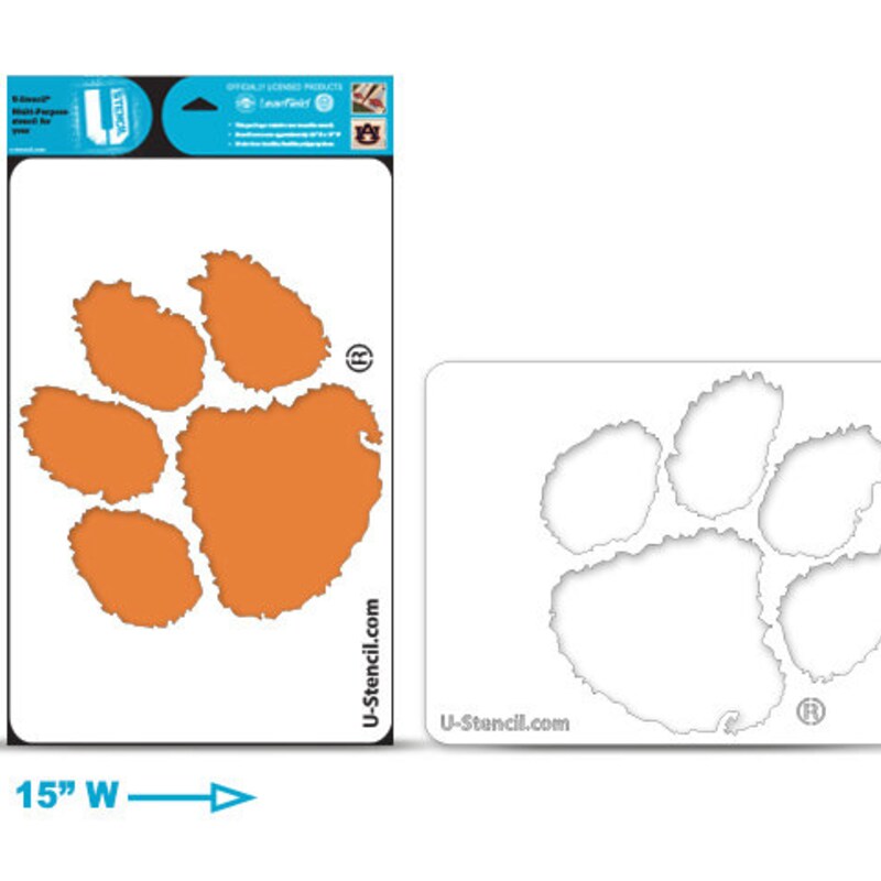 Clemson Paw Decal - Etsy