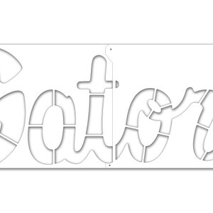 University of Florida "gators" – Lawn Stencil Including Paint - Etsy