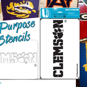 Nebraska “HUSKERS” Script – Multipurpose Stencil - Etsy