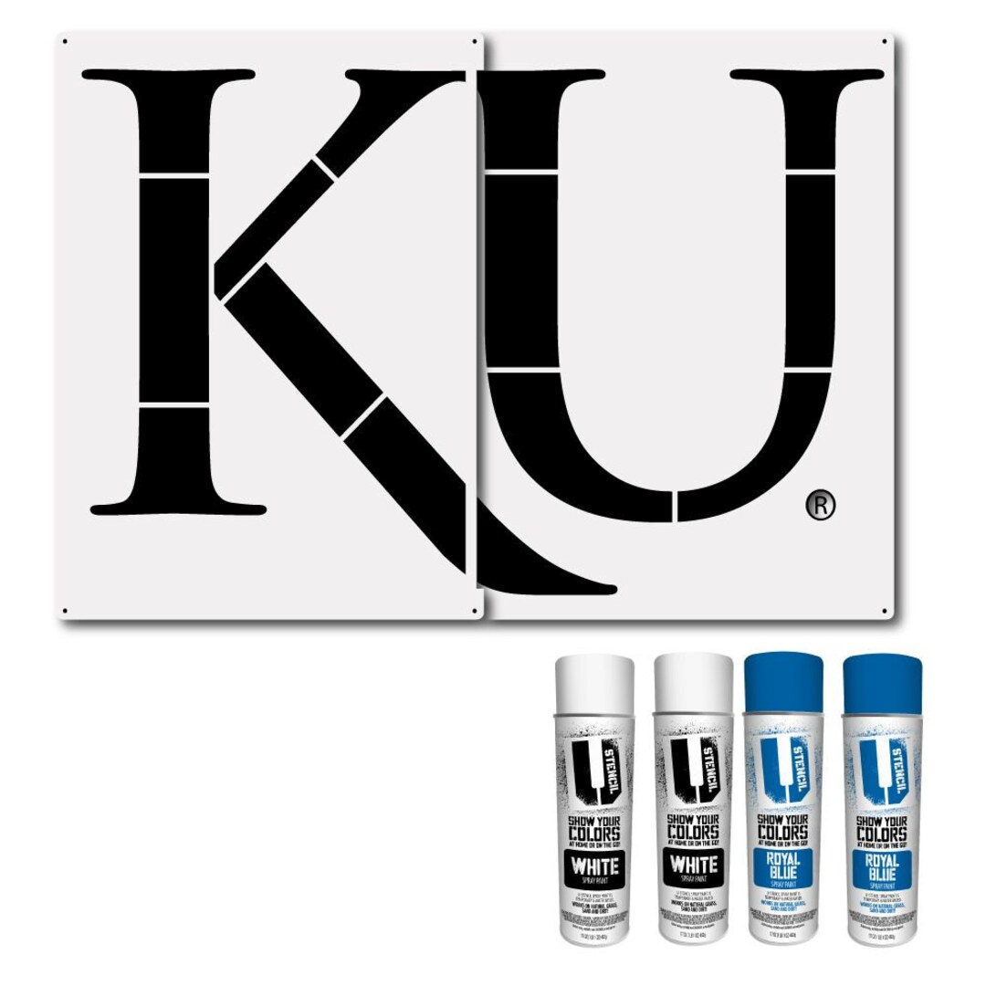 Kansas KU Original Lawn Stencil Kit - Etsy
