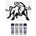 Utah State Bull Lawn Stencil Includes Paint - Etsy