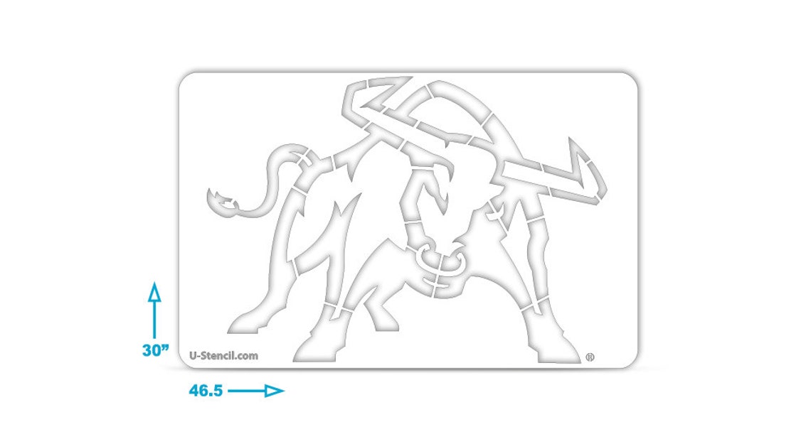 Utah State Bull Tailgater Stencil | Etsy